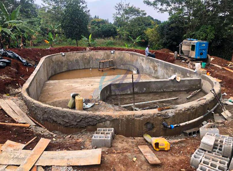 Tusubiira Village Jinja Skimmer Pool - Pool Doctors (U) Ltd