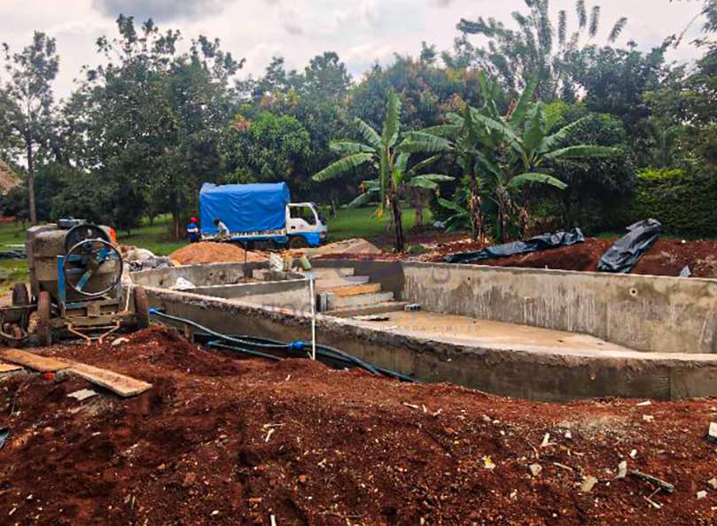 Tusubiira Village Jinja Skimmer Pool - Pool Doctors (U) Ltd