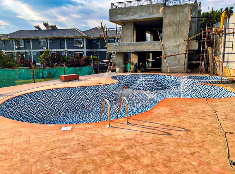 Skimmer-Type Swimming Pool at Pearl on the Nile Hotel, Jinja - Pool Doctors (U) Ltd